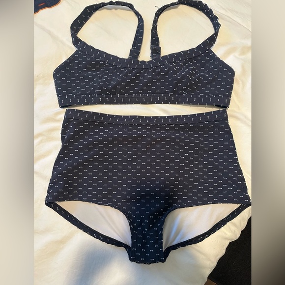 Seea | Swim | Seea Navy And White Swimsuit | Poshmark